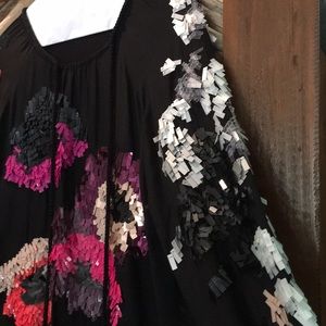 Lanvin | Tops | Lanvin Silk And Sequin Top | Poshmark